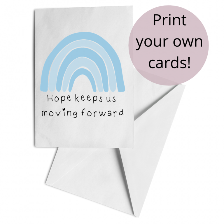 HOPE KEEPS US MOVING FORWARD | FREE ART | - Bramble Avenue