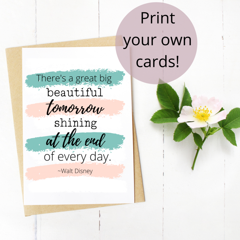 FREE PRINTABLE ART | BEAUTIFUL TOMORROW | - Bramble Avenue