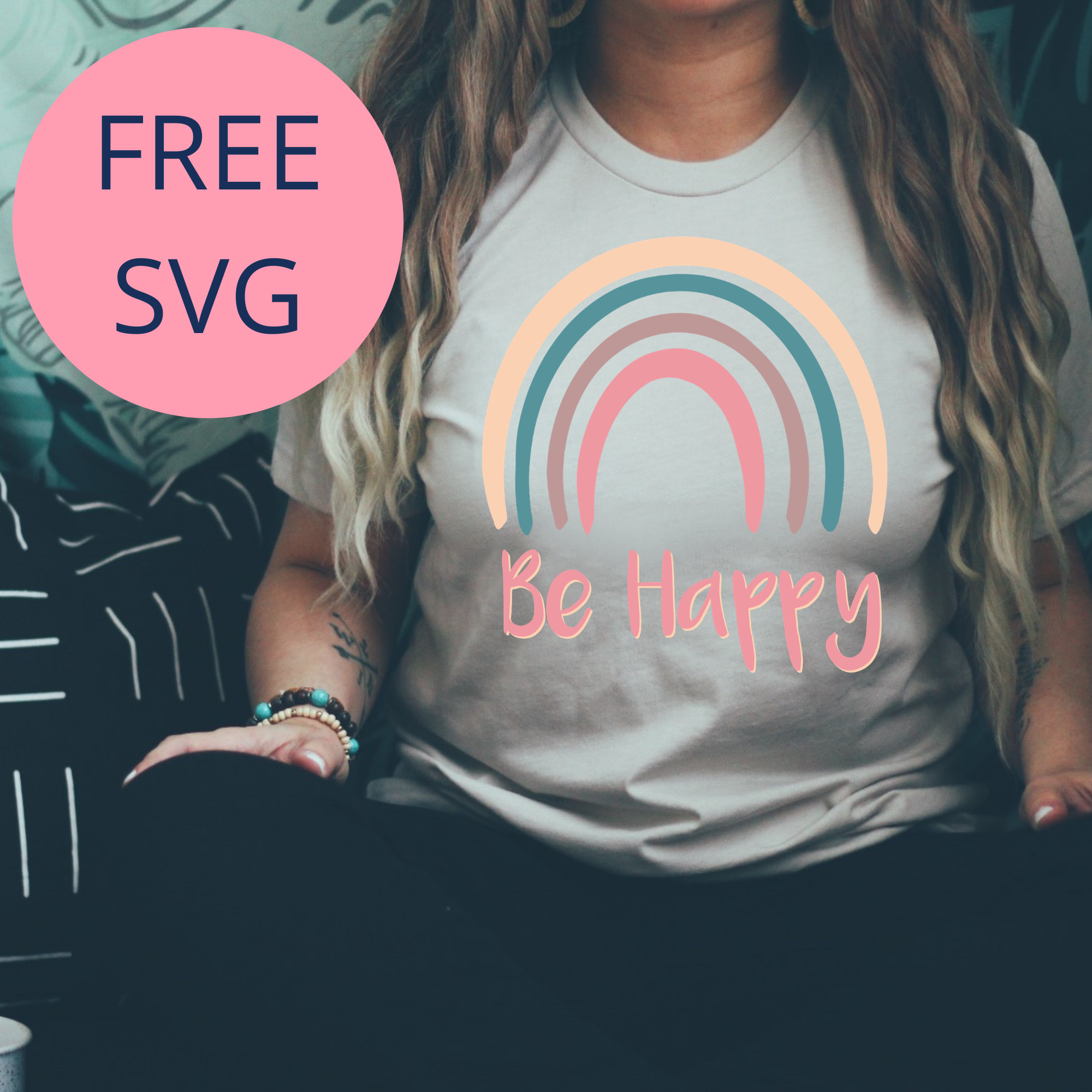FREE PRINTABLE BE HAPPY | RAINBOW SERIES | - Bramble Avenue