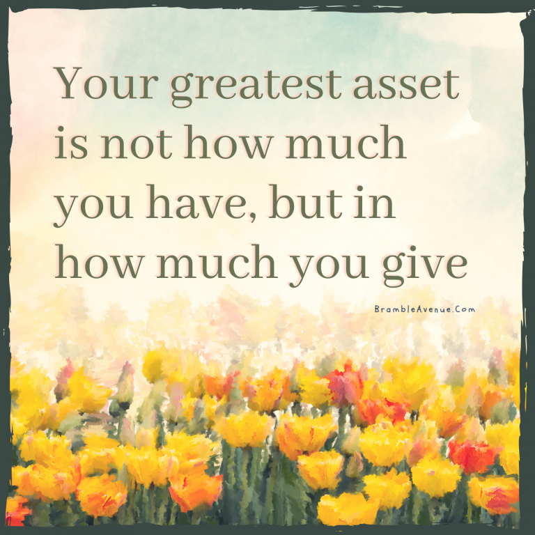 YOUR GREATEST ASSET QUOTE IMAGE | MEME - Bramble Avenue